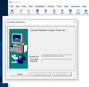 How to Configure Automatic Quickmap Software Registration in Version 8 | Quickmap